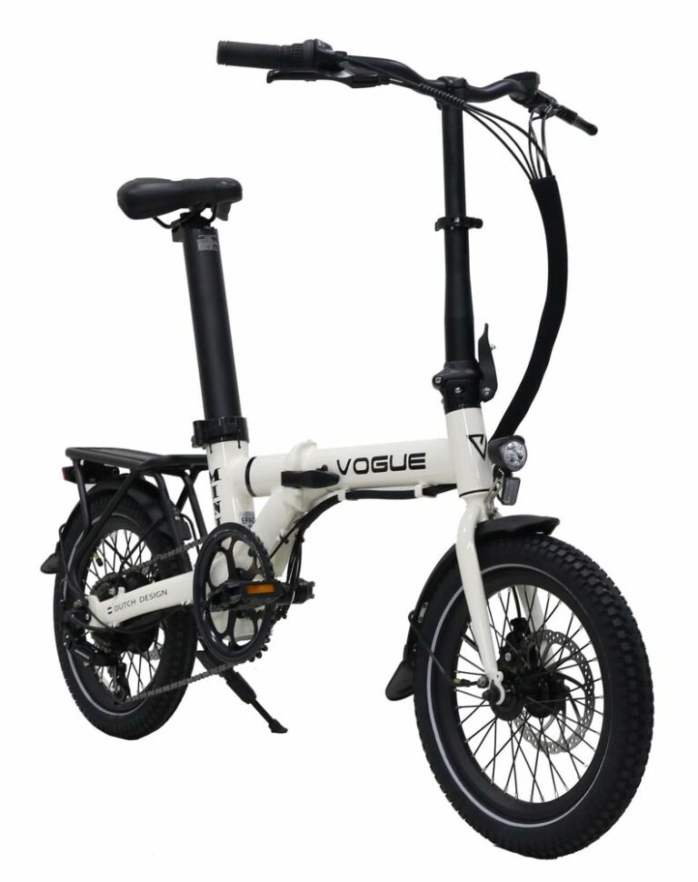 Vogue Mini Elektrische Vouwfiets 6 Speed 16'' Fashion Grey ...